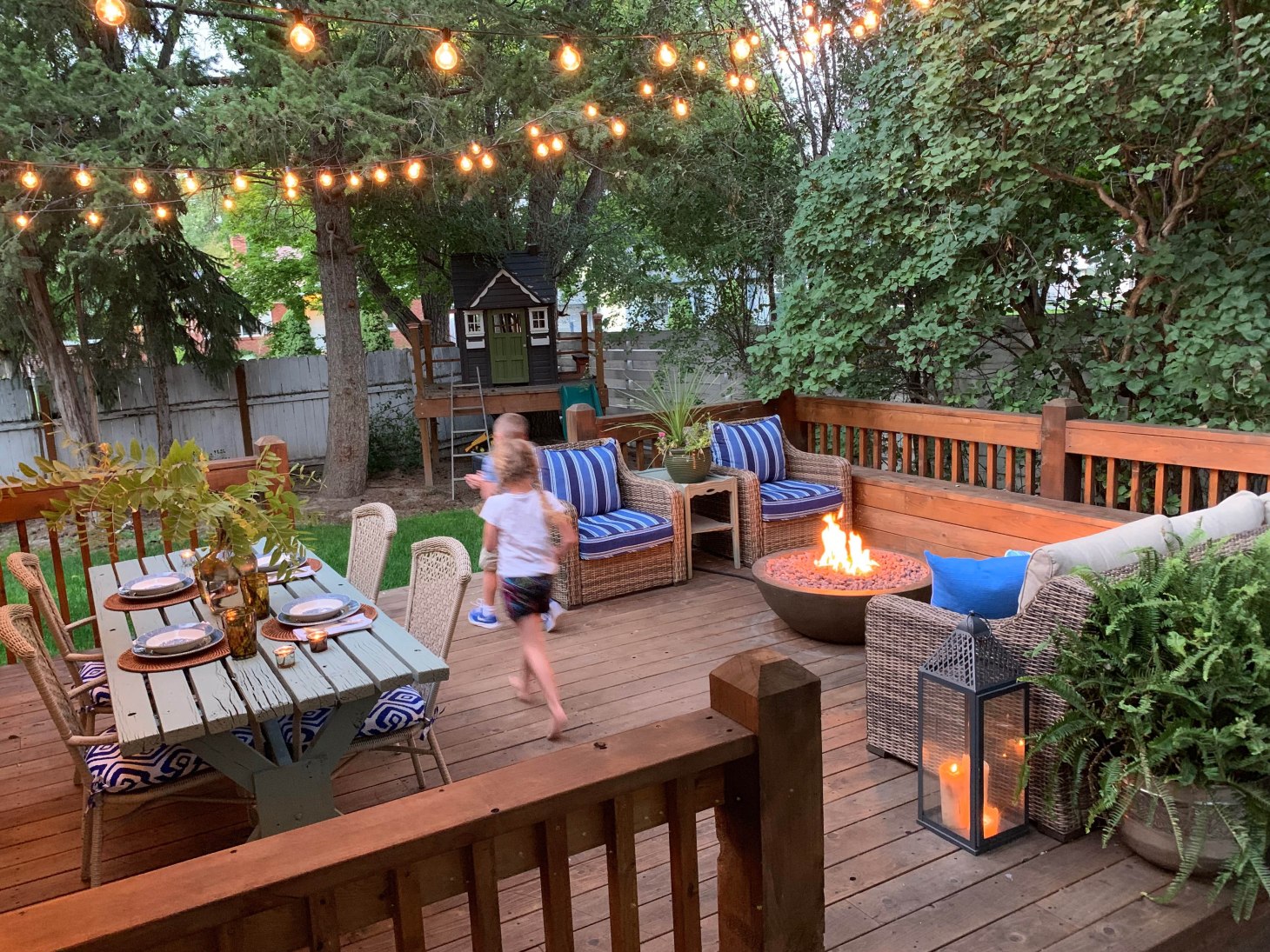 Back deck before and after – Boulevard West