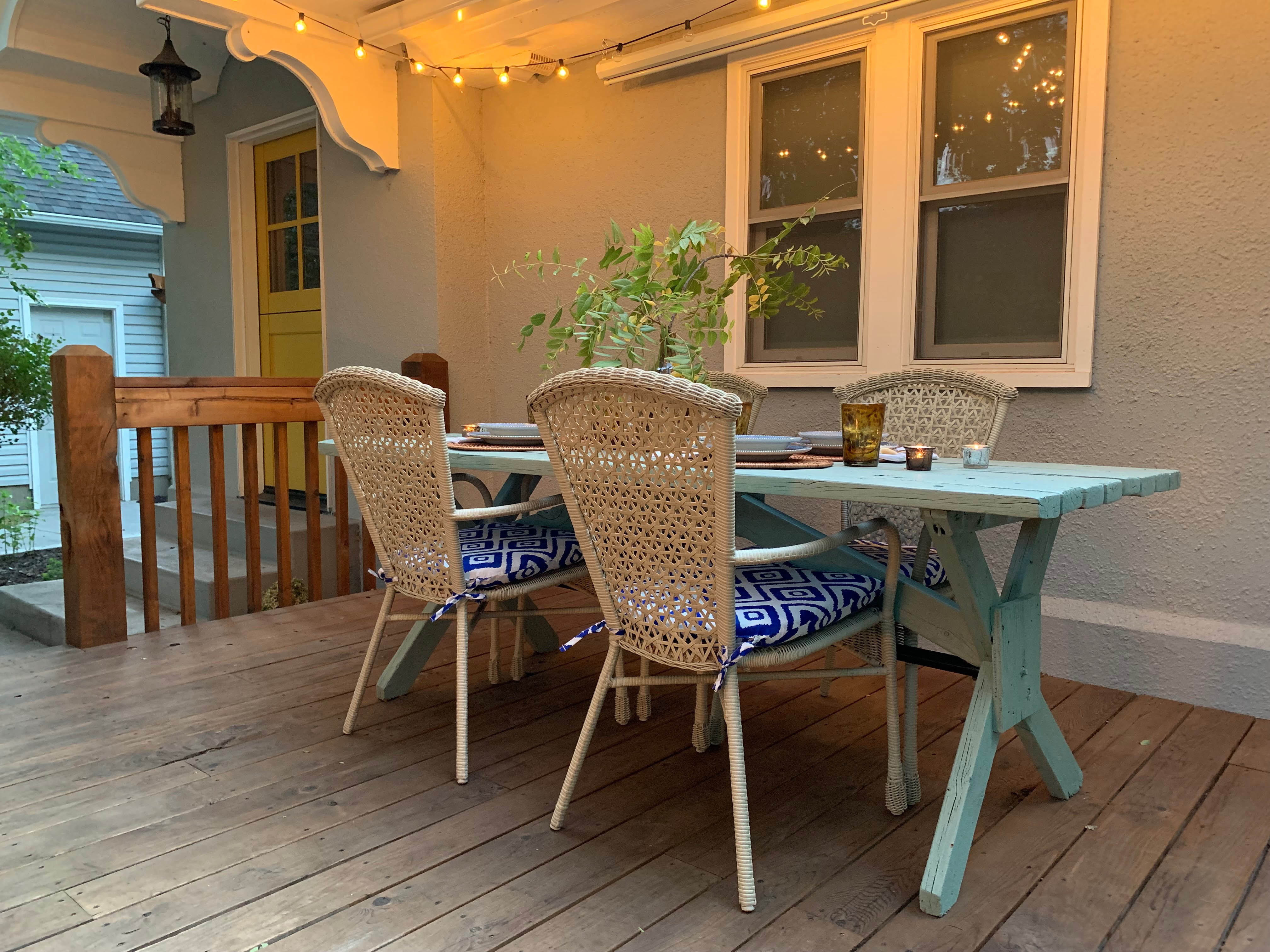 Back deck before and after – Boulevard West